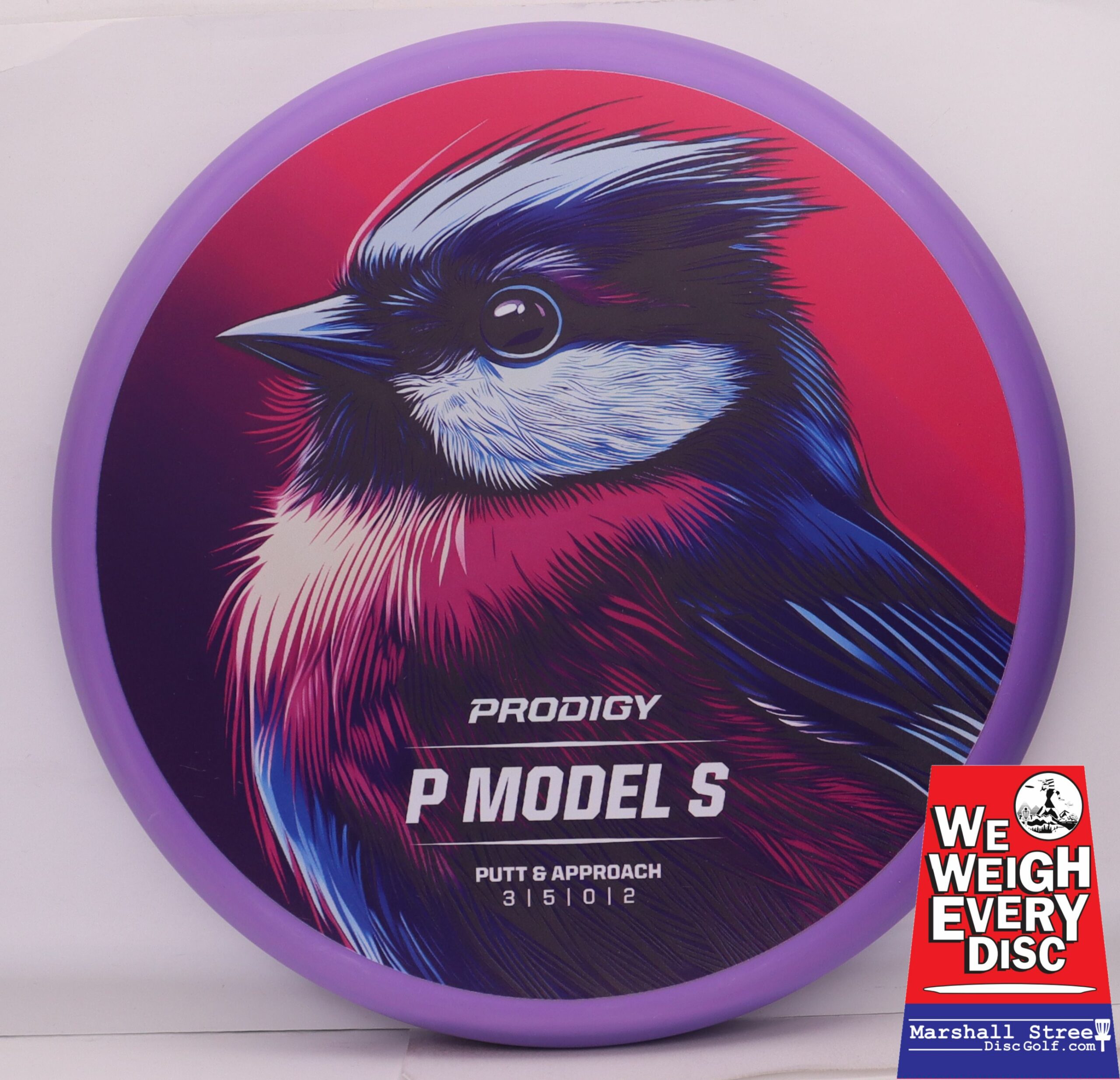 Base Grip P Model S, Retroflight Color Series • Marshall Street Disc Golf
